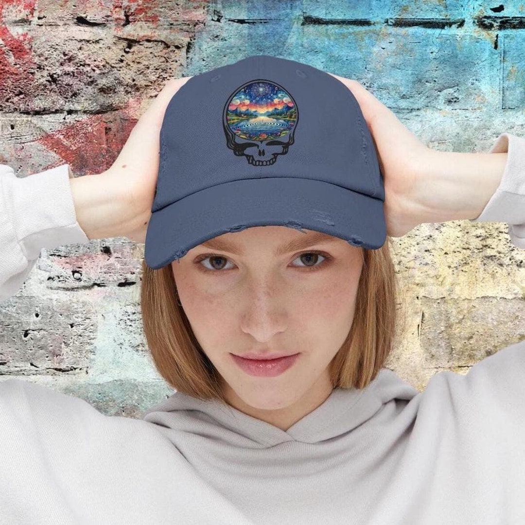 Grateful Dead Inspired Ripple Cap, Gift for Deadhead, Ripple Song Cap ...