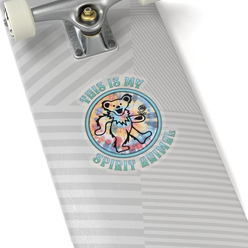 Grateful Dead Dancing Bear Sticker, Deadhead Decoration, Gift for ...