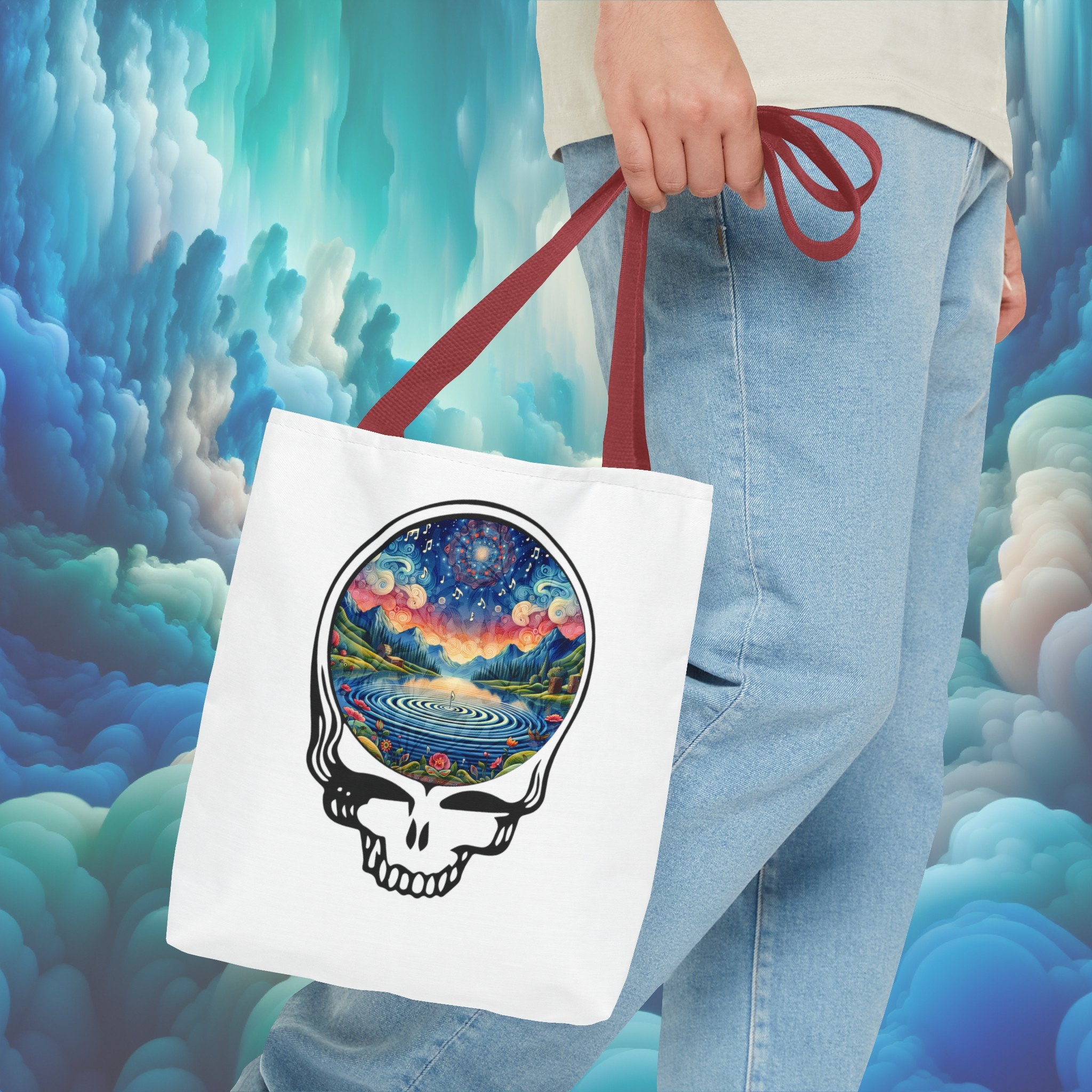 Grateful Dead Ripple Inspired Tote Bag, Deadhead Gift, Ripple Quote ...