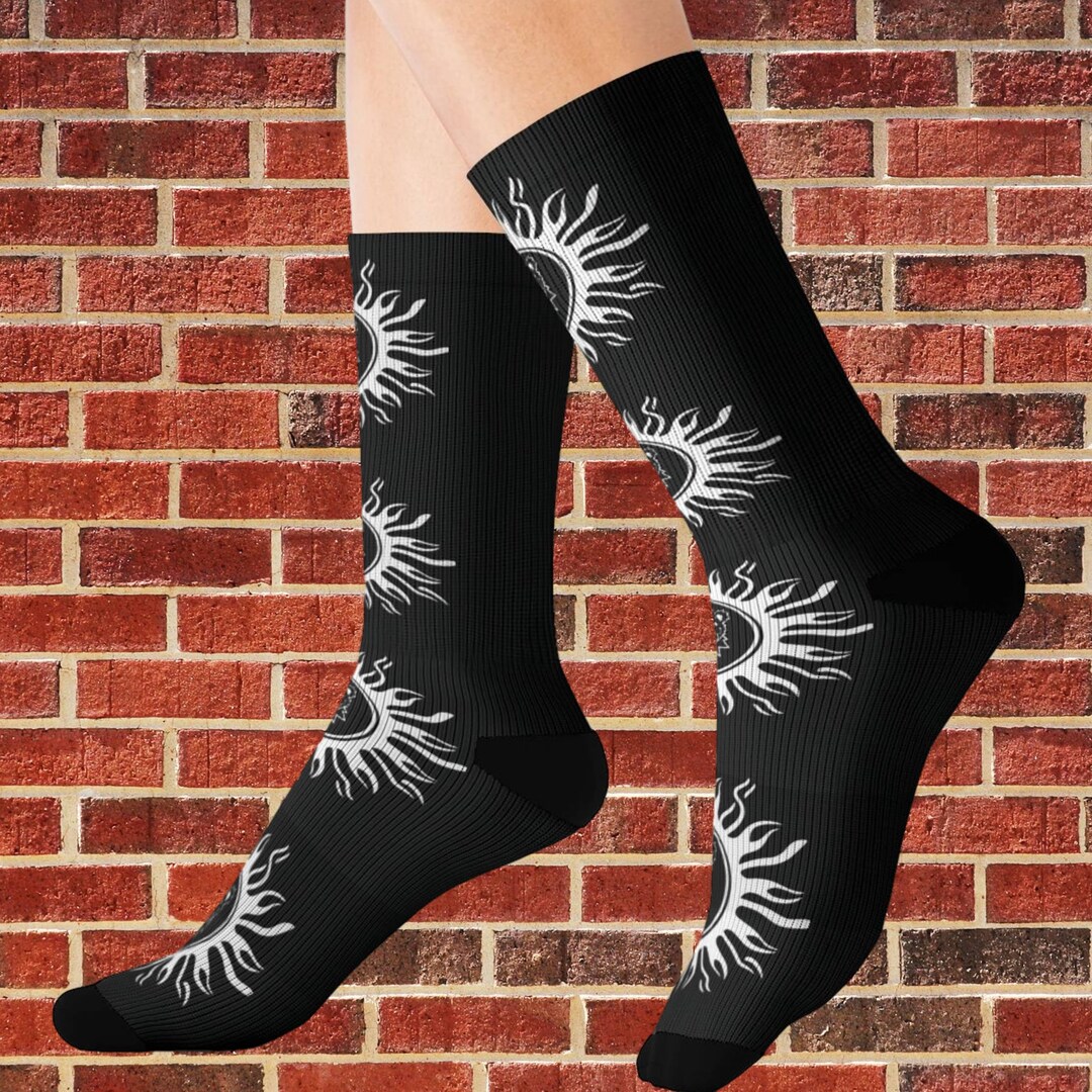 Grateful Dead Sun and Bear Sublimation Socks, Gift for Deadhead, Jam ...