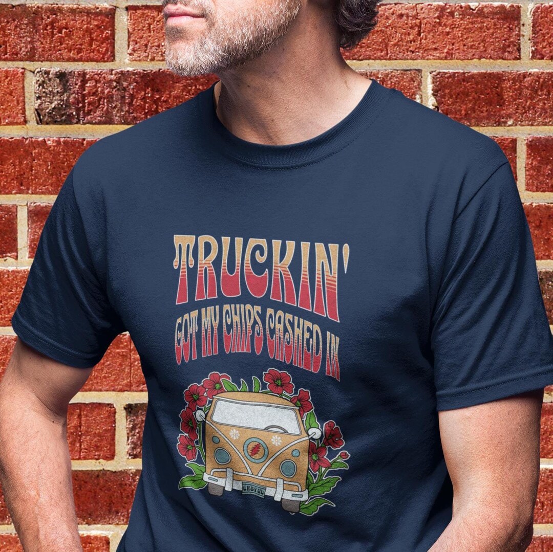 Grateful Dead Truckin' Shirt, Deadhead Gift, Jerry Garcia Song, Van ...