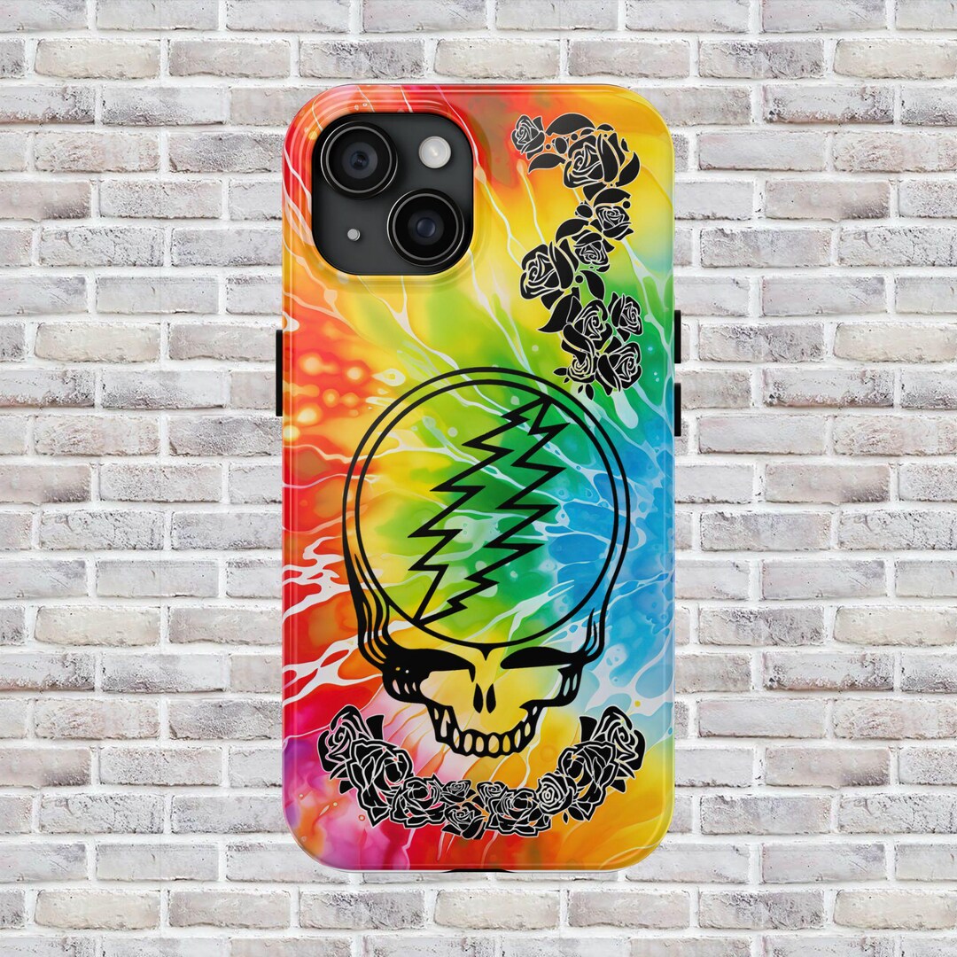 Grateful Dead Tie Dye Colors Tough Phone Case, Gift for Deadhead - Etsy