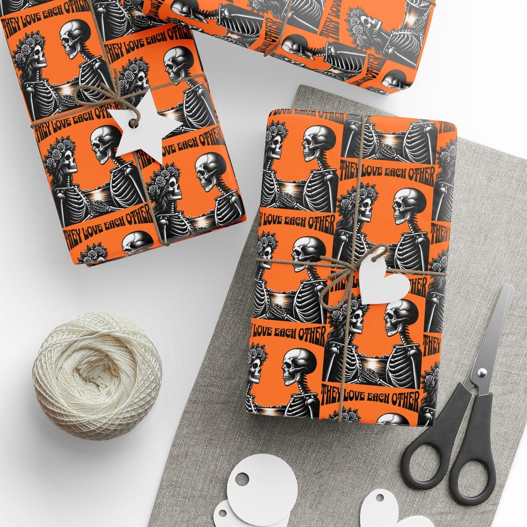 Halloween Skeleton Paper, Grateful Dead They Love Each Other, Deadhead ...