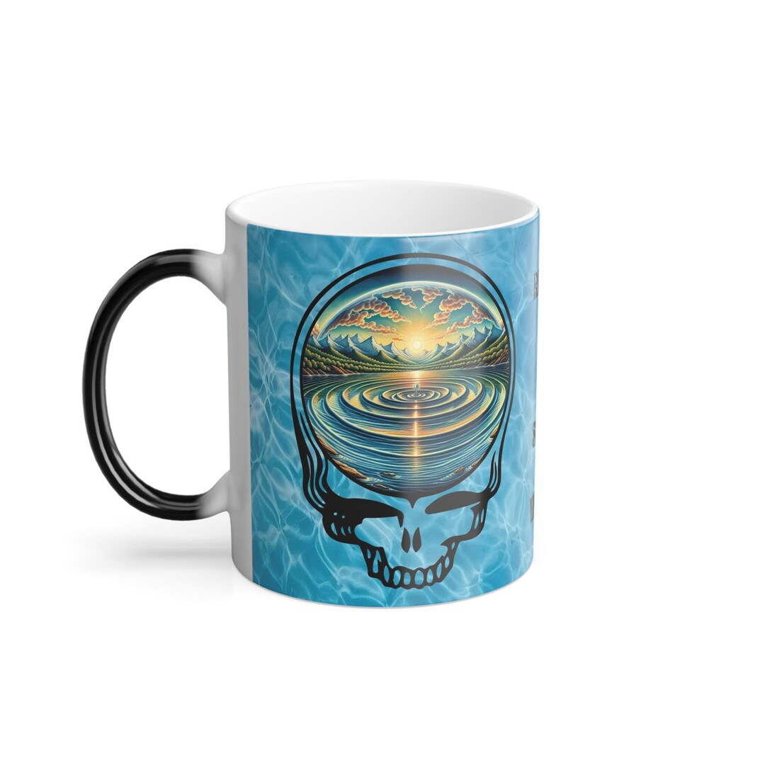 Grateful Dead Ripple Color Changing Mug, Grateful Dead Gift, Deadhead ...