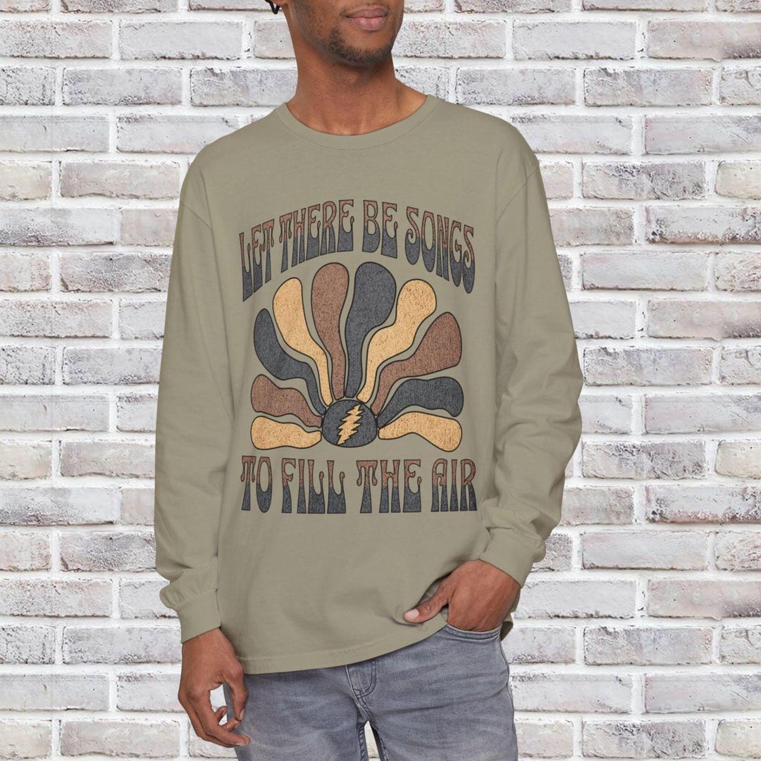 Grateful Dead "ripple" Inspired Long Sleeve T-shirt, Relaxed Fit Tee ...
