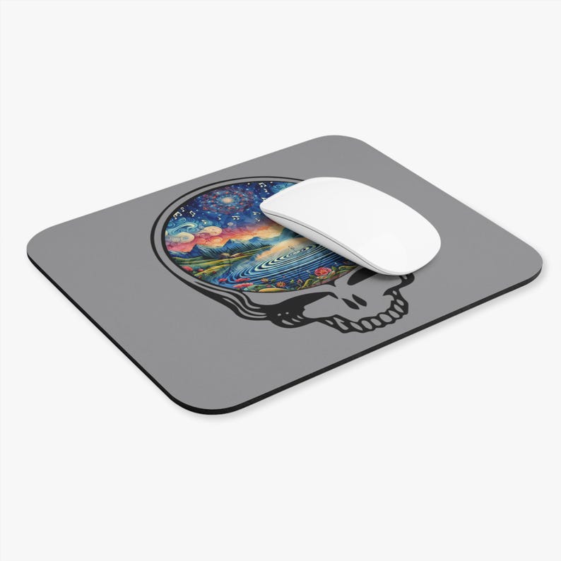 Grateful Dead Ripple Inspired Mouse Pad, Gift for Deadhead, Grateful ...
