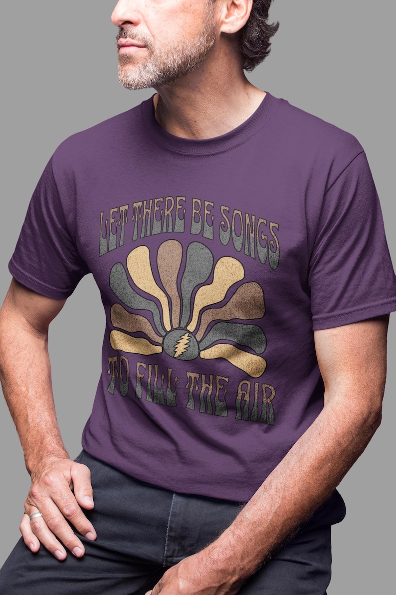 Grateful Dead Ripple Inspired Retro Shirt, Deadhead Concert Shirt, Dead ...