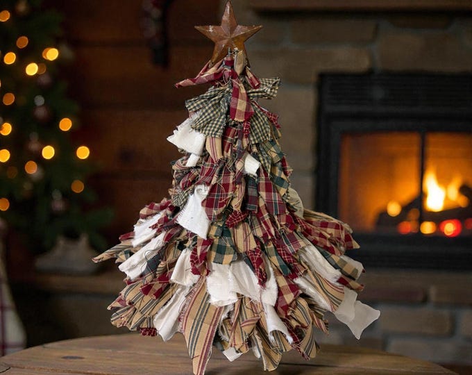 Vintage Rag Christmas Tree - Etsy