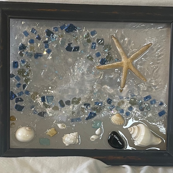 Sea Shell Resin Art - Etsy
