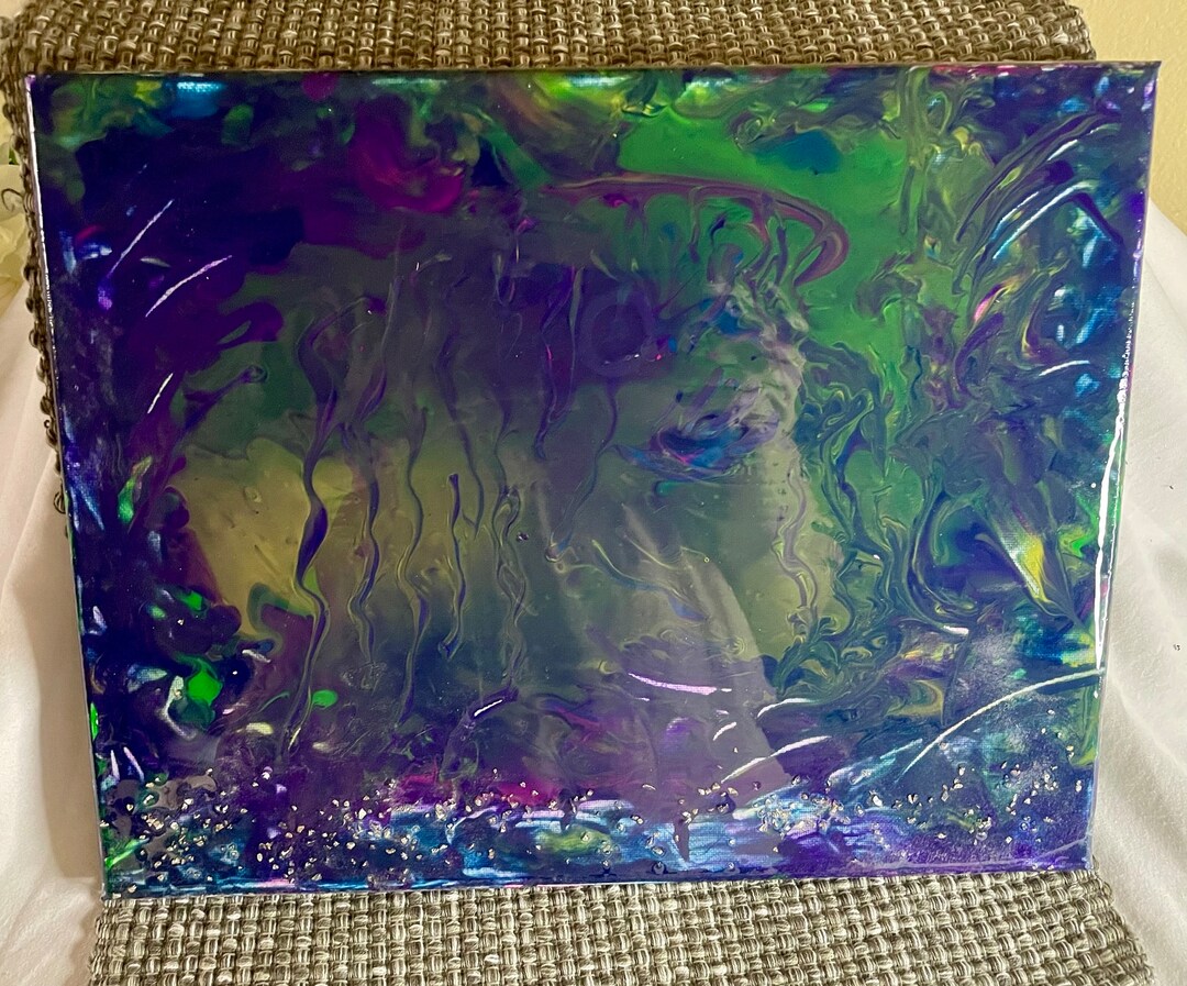Mystic Acrylic and Resin Painting - Etsy