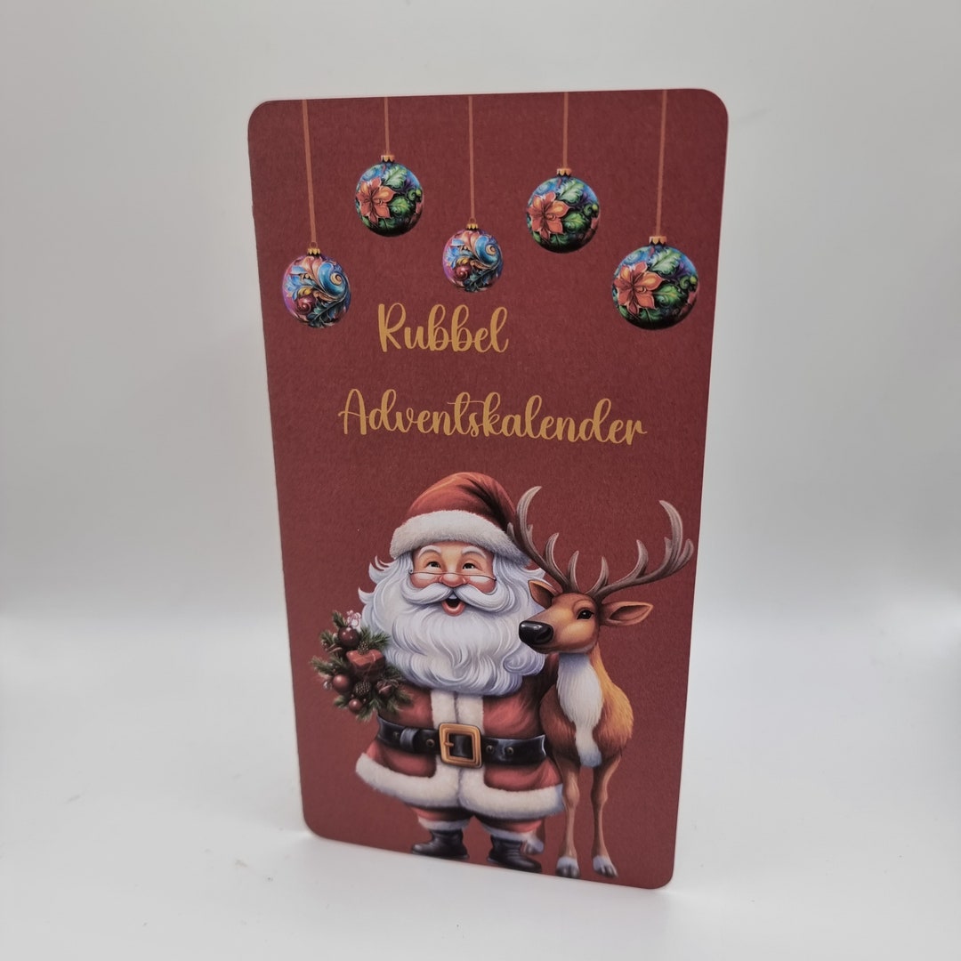 Spar Advent Calendar Challenge to Scratch Off - Etsy