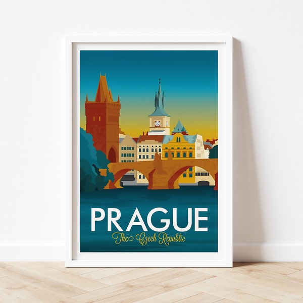 Prague Poster - Etsy