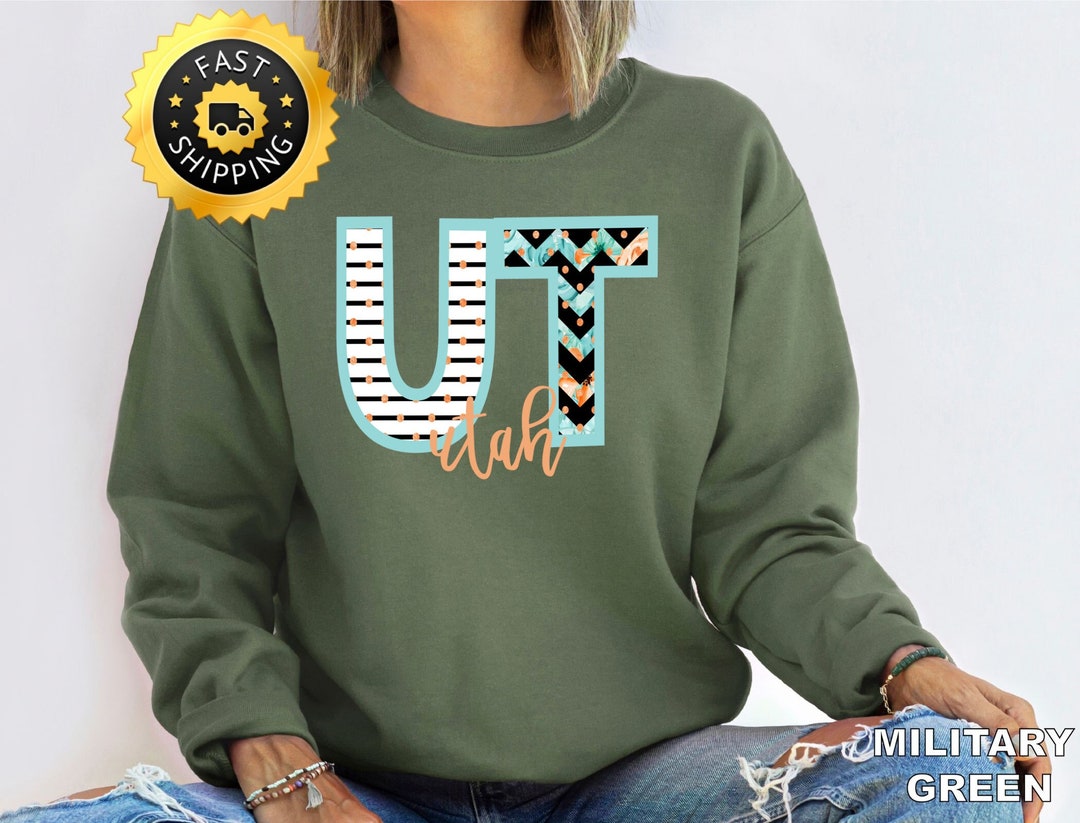 Utah Abbreviation Sweatshirt, State Travel Hoodie - Etsy