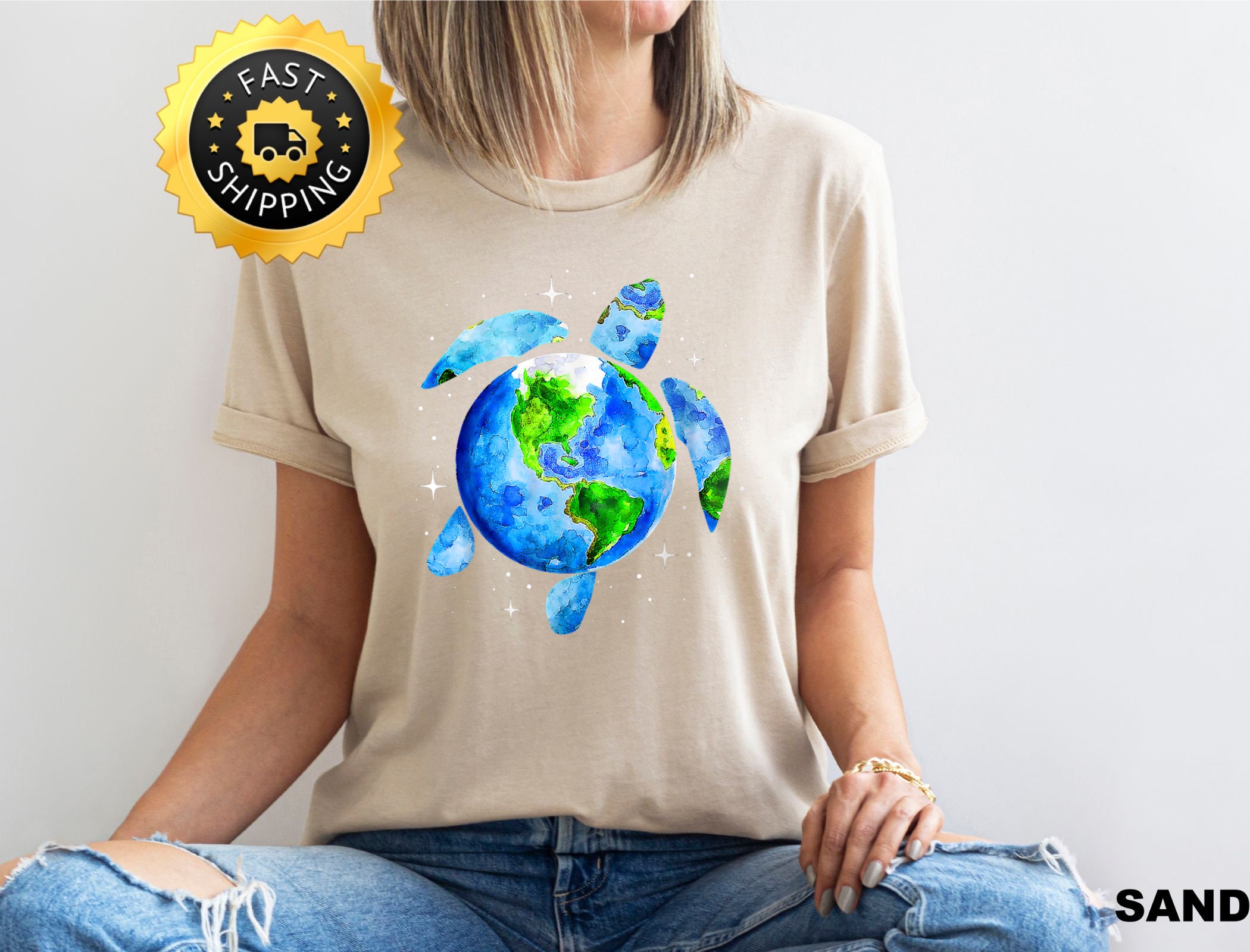 Blue Sea Turtle for Ocean Lovers Shirt Animal Lover Gift - Etsy