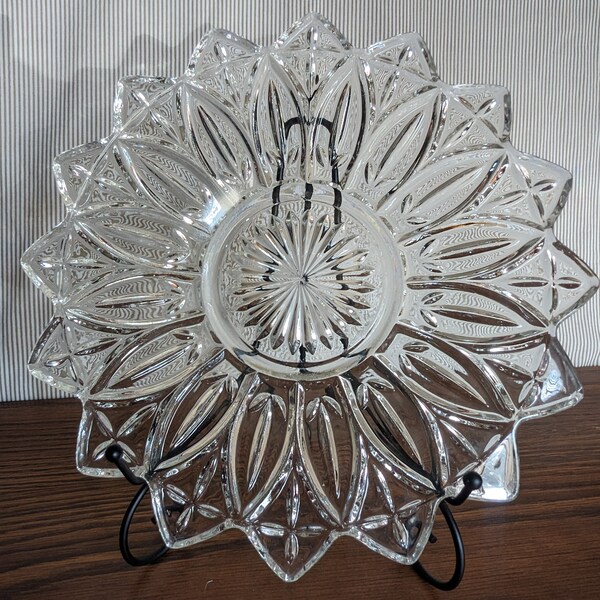 Vintage Glass Plates - Etsy