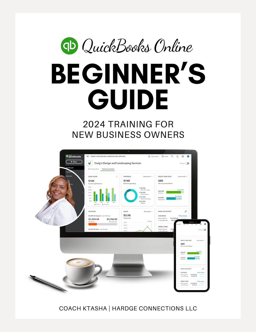Quickbooks Online Beginner’s Guide 2024-2025 | Step-by-step Guide for New Business Owners | PDF ...