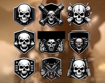 Cod BO2 Ranked Badges Twitch Sub/bit Badges/emotes for Streaming ...