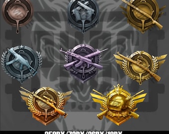 Oni Demon Samurai Badges Twitch Sub/bit Badges/emotes for Streaming ...