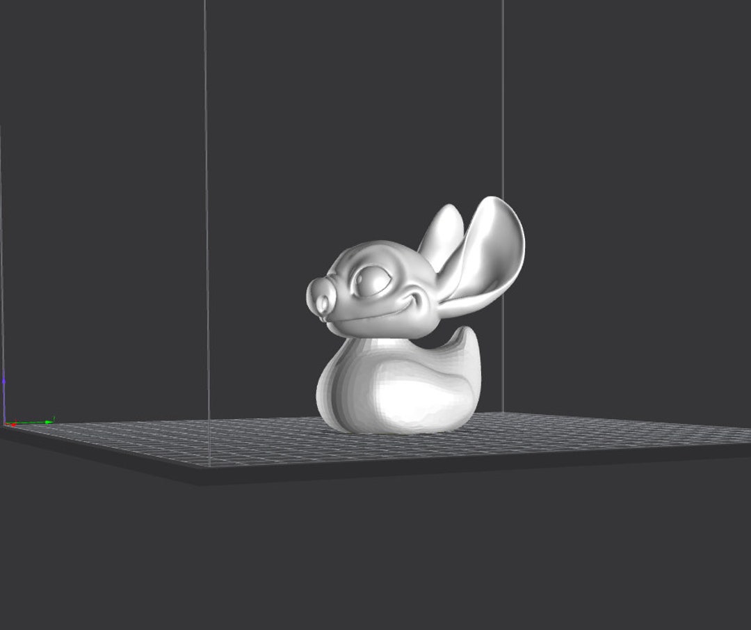Stitch Cruising Duck 3D Printed Duckie Hiding STL File Digital Download ...