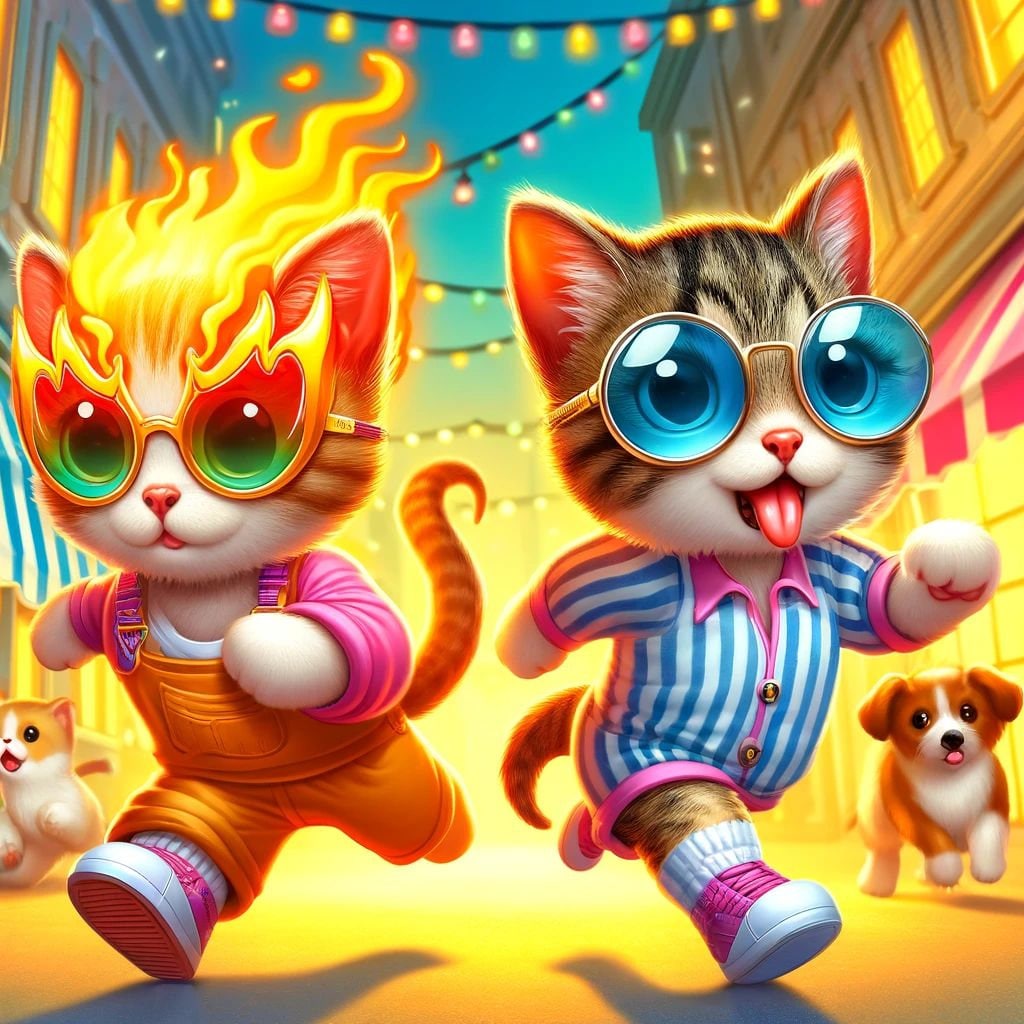 Dijital Baskı, Sticker, Tasarım, Yapay Zeka, Kedi - Etsy