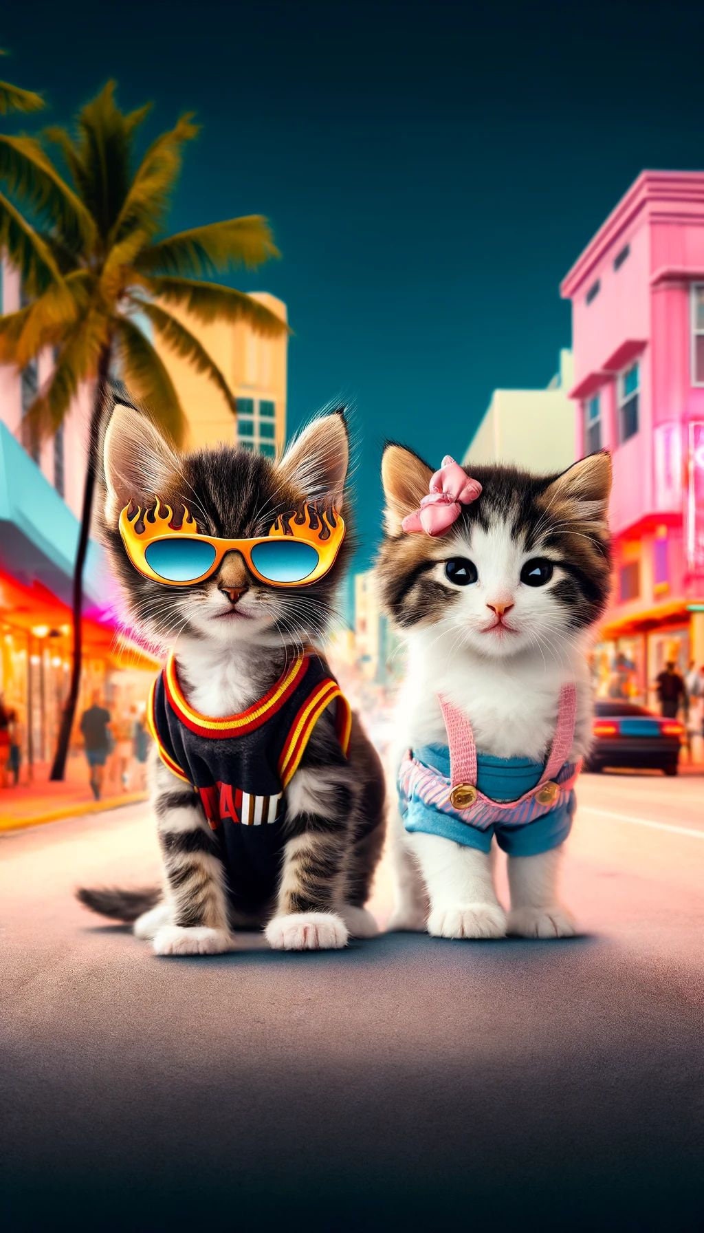 Dijital Baskı, Sticker, Tasarım, Yapay Zeka, Kedi - Etsy