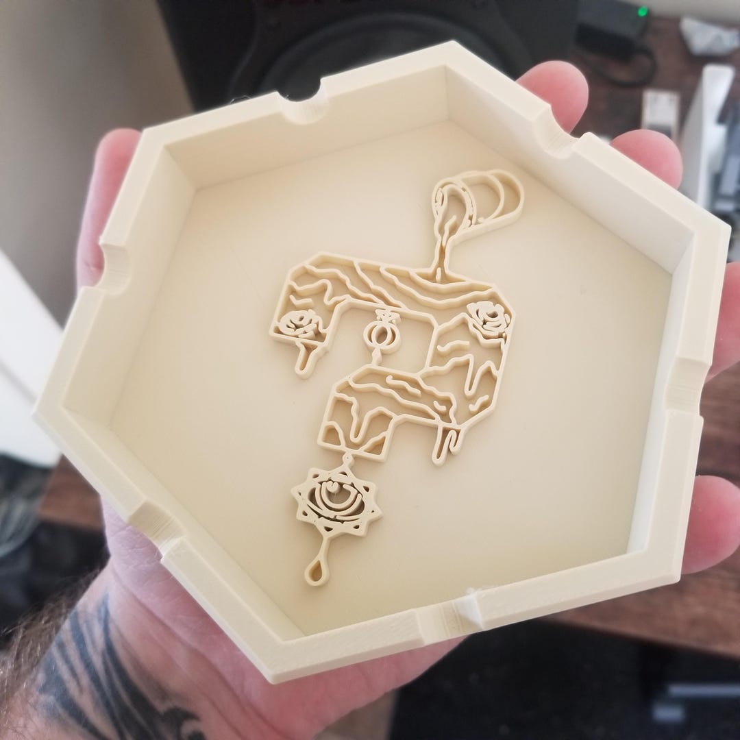 Tipper Ash Tray, Dripping Question Mark, Cigarettes/joints, Sturdy ...