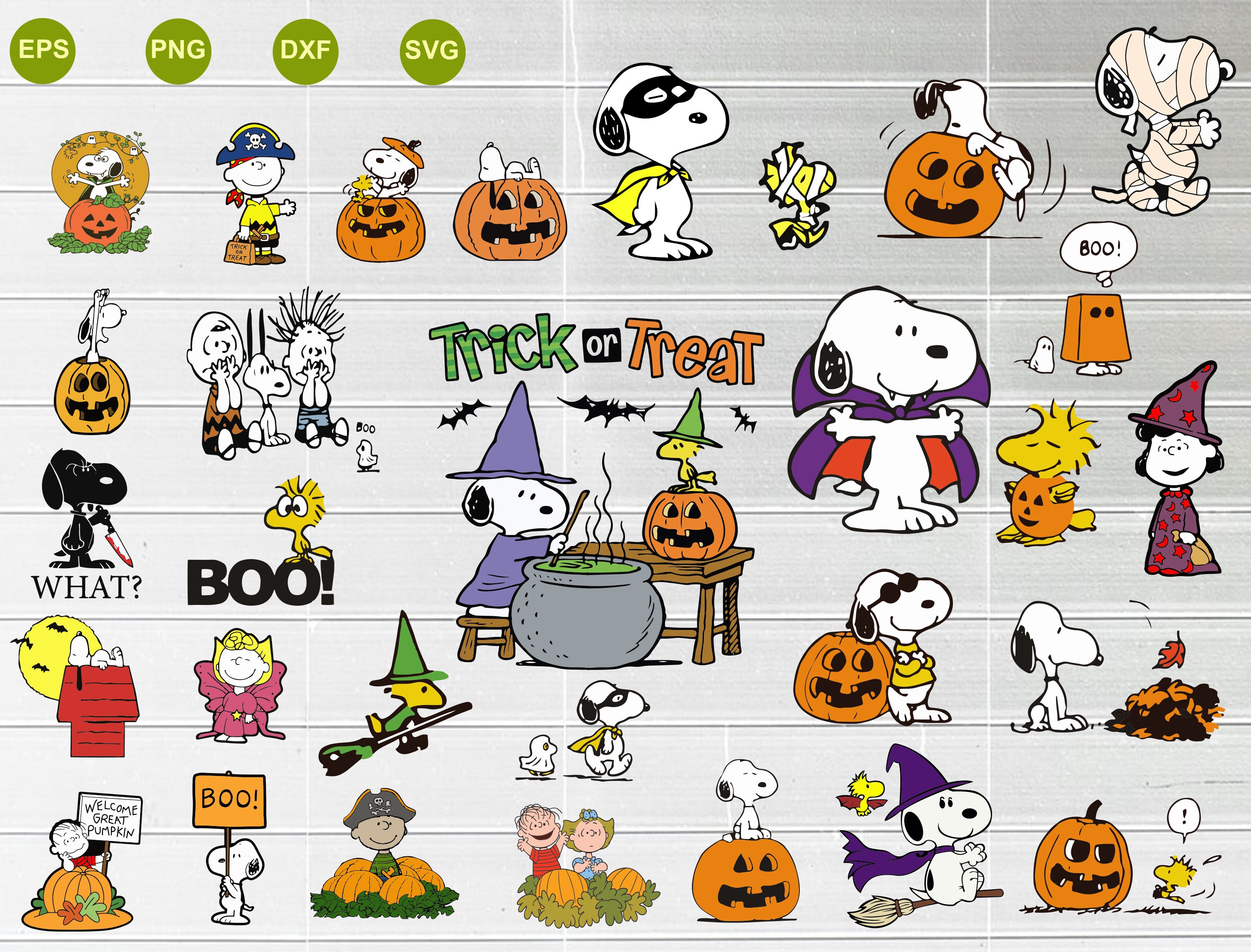 Snoopy Halloween Clip Art