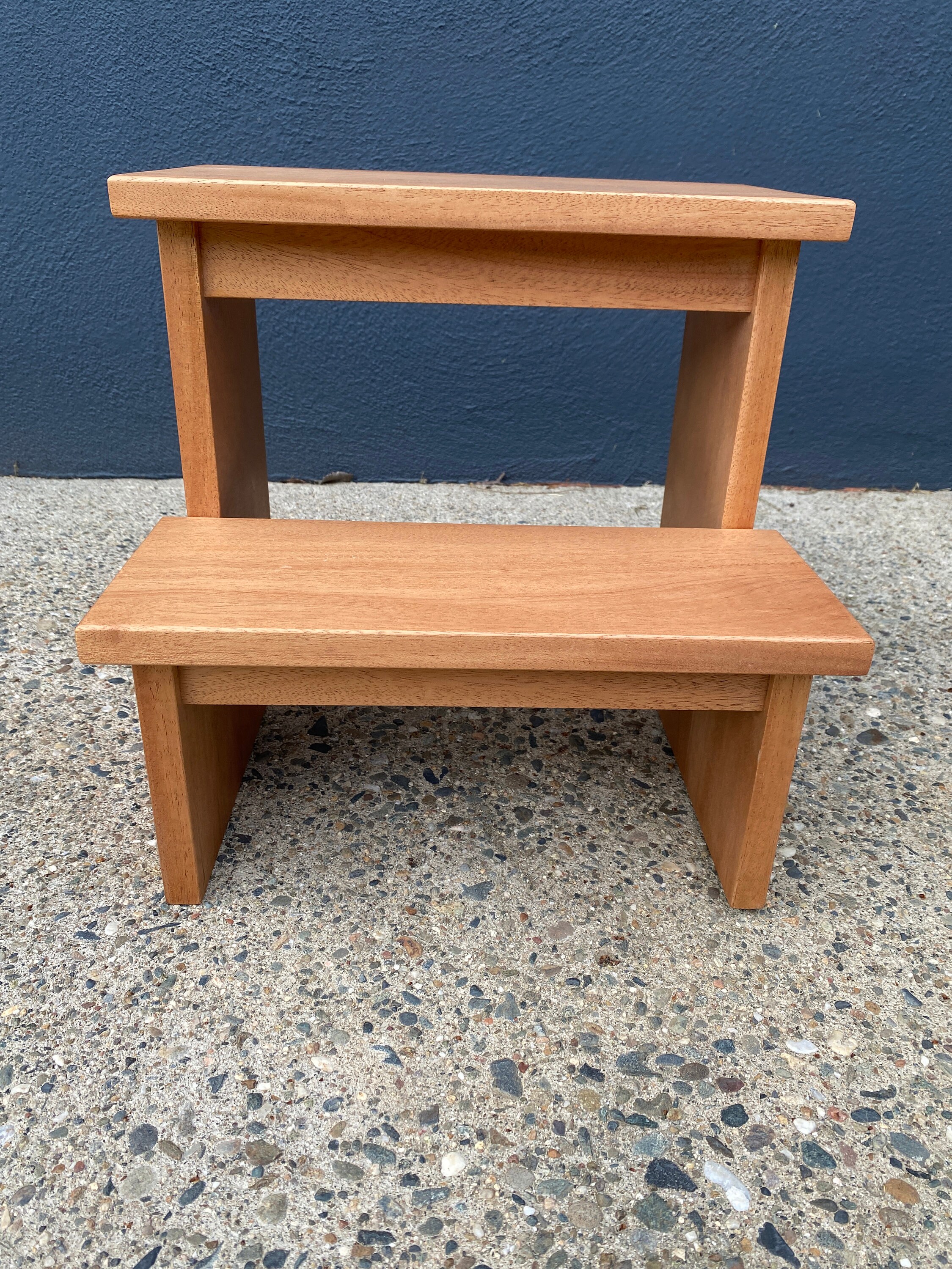Sturdy Child Step Stool of Solid Hardwood - Etsy