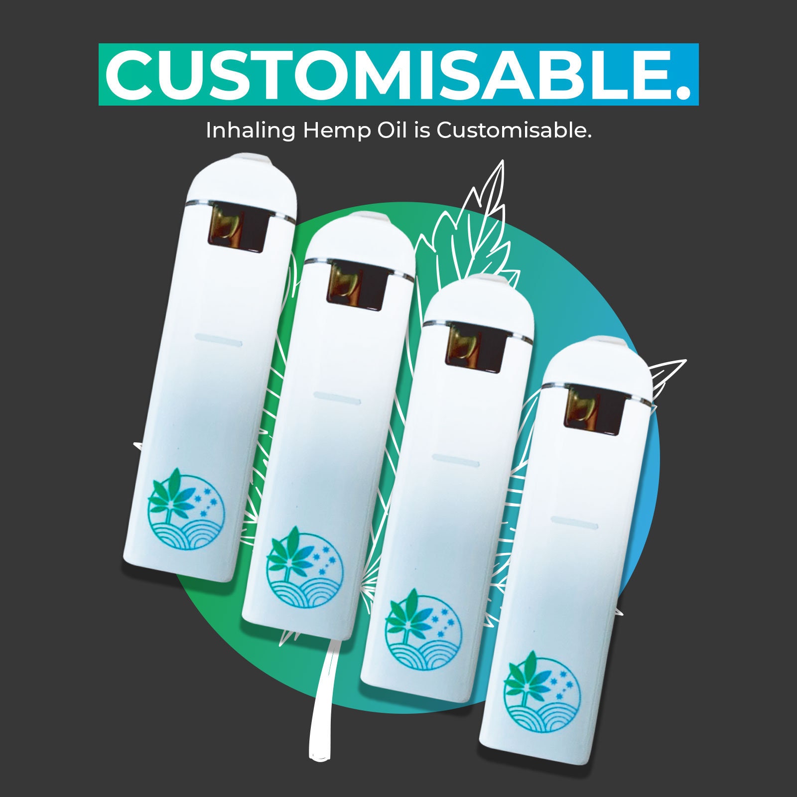 Hemp Oil Inhaler THC Zero Percent - Etsy Australia