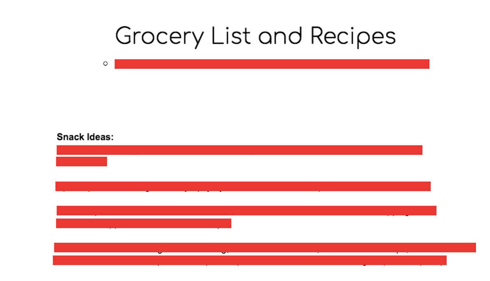 Bodybuilding Prep Grocery List and Recipes PDF Book - Etsy UK