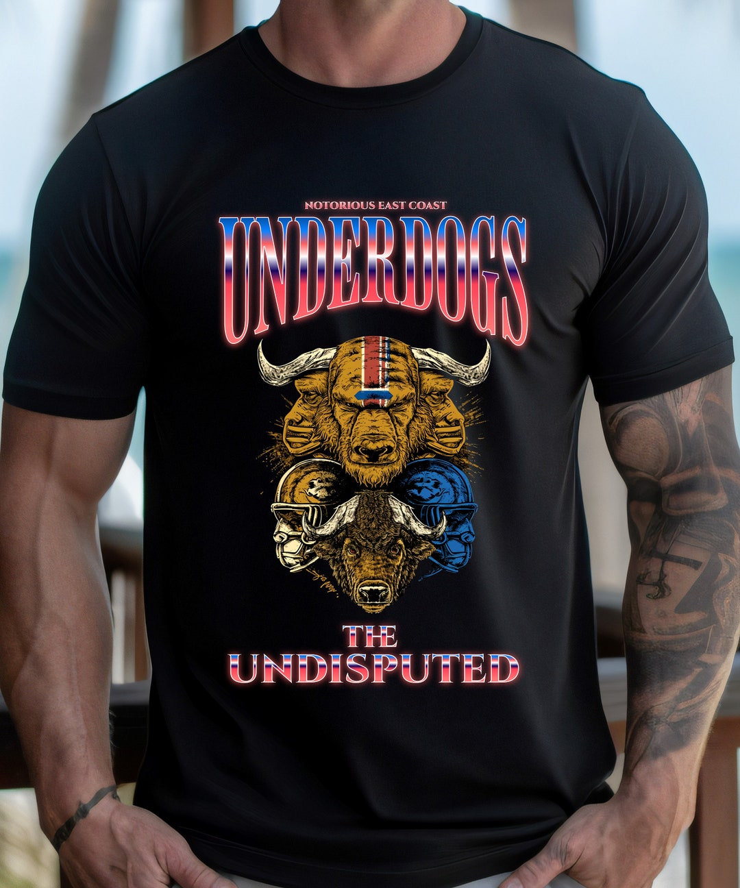 Underdogs T-shirt for Men's, Fun Design and Colorful Tee, Unique ...