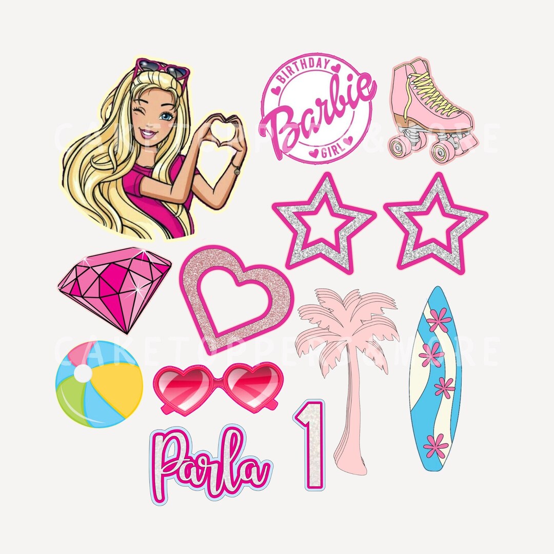DIGITAL FASHION GIRL Themed Cake Topper - Fashion Girl Themed Digital ...