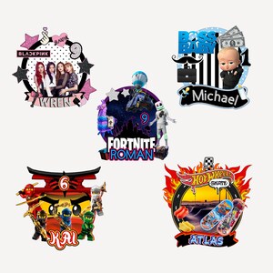 PERSONALIZABLE CUSTOM DIGITAL Cake Topper - Printable Png Download Cake ...