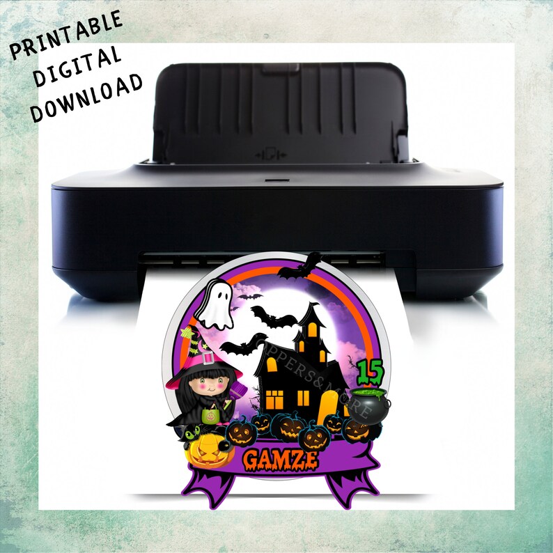 HALLOWEEN DIGITAL DOWNLOAD Halloween Themed Digital - Etsy