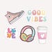 Custom Good Vibes Cake Topper: Digital PNG File (printable, Teenage ...