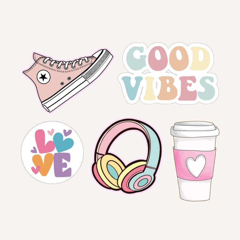 Custom Good Vibes Cake Topper: Digital PNG File (printable, Teenage ...
