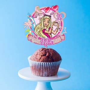 DIGITAL FASHION GIRL Themed Cake Topper - Fashion Girl Themed Digital ...