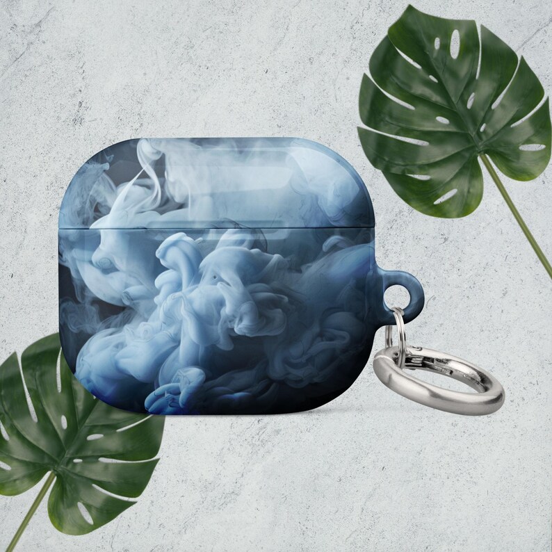 Blue Smoke Case for Airpods®, Shock Resistant, Cute AirPod Case ...