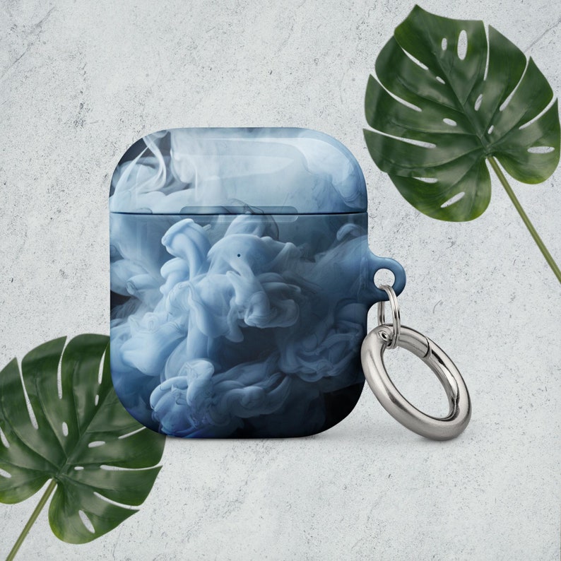 Blue Smoke Case for Airpods®, Shock Resistant, Cute AirPod Case ...