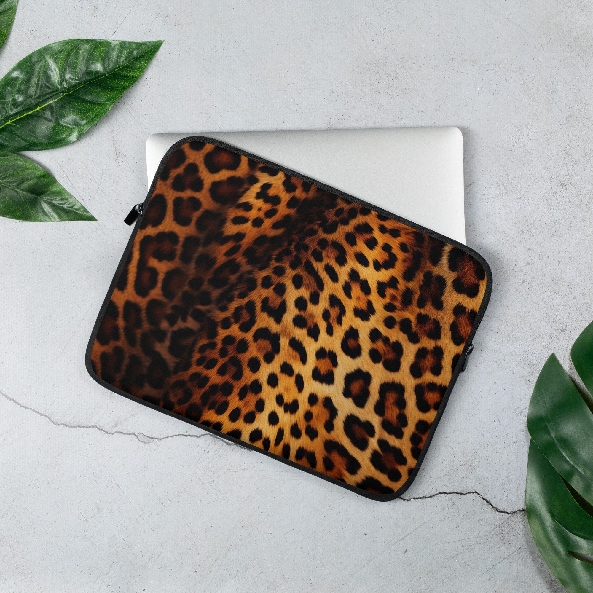 Leopard Pelt Pattern Neoprene Laptop Sleeve 13 15 Options - Etsy