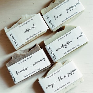 Artisan Handmade Soap Gift Box 4 Pk Soap Gift Set Vegan - Etsy