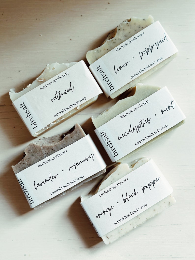 Artisan Handmade Soap Gift Box 4 Pk Soap Gift Set Vegan - Etsy
