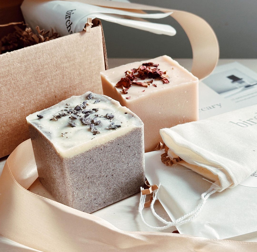 Artisan Soap Gift Box | 2 Pack | Vegan Soap | Handmade Soap | Cubed ...