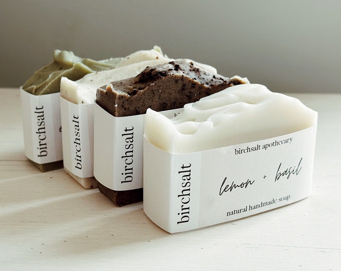 Artisan Handmade Soap Gift Box | 4 Pk Soap Gift Set | Vegan Soap | Bath ...
