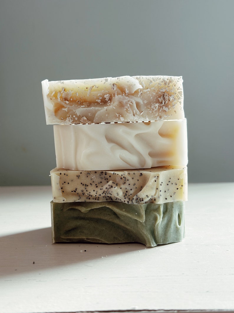 Artisan Handmade Soap Gift Box 4 Pk Soap Gift Set Vegan - Etsy
