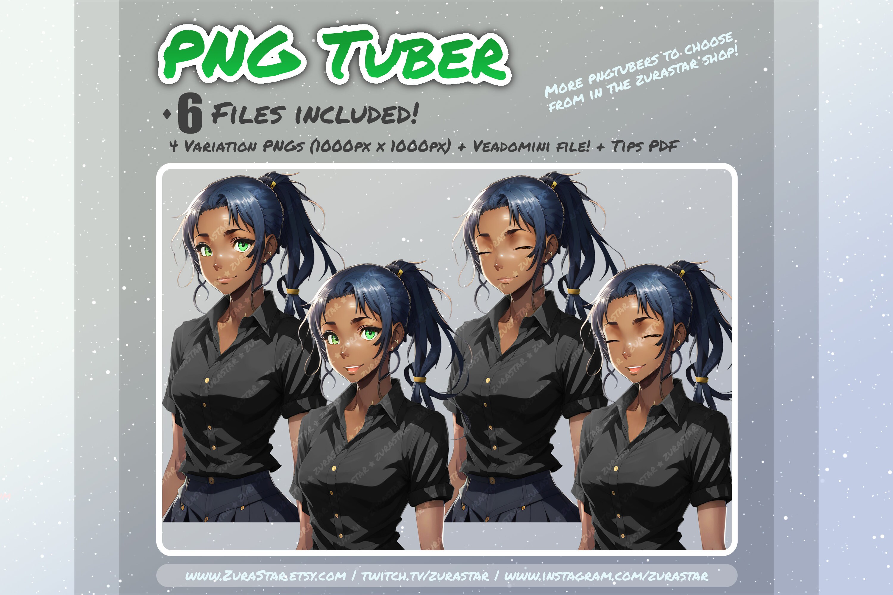 PNG Tuber 2 | 1 Expression | Ready to Use | Twitch Streamer Veadotube ...