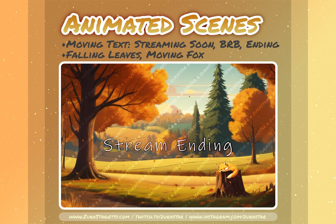 Animated Scenes 2 | 4 Videos + 2 Images | Ready to Use | Twitch ...