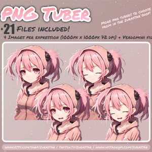 PNG Tuber 3 | 5 Expressions | Ready to Use | Twitch Streamer Veadotube ...