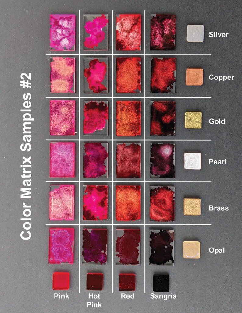 3D Personalized Splash of Color Name Cards - Two Toned Background ...