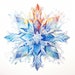 Snowflake Watercolor Clip Art, 12 Beautiful and Unique JPG High ...